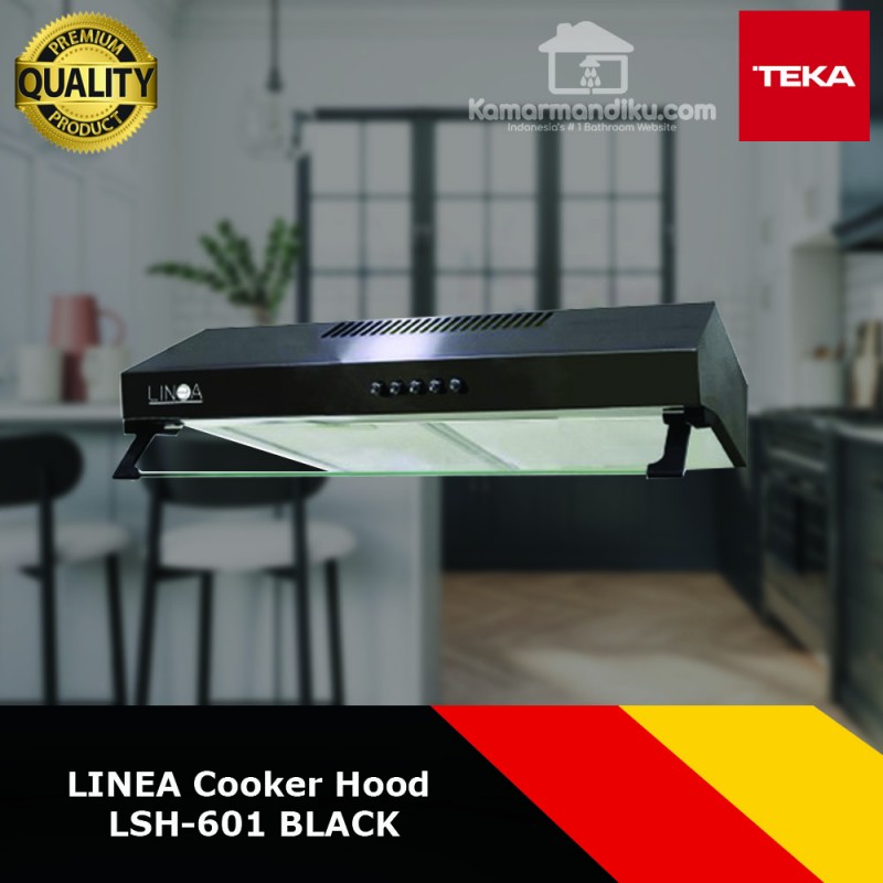 Slim Hood Linea By Teka - LSH 601 Black - Toko Online Perlengkapan ...