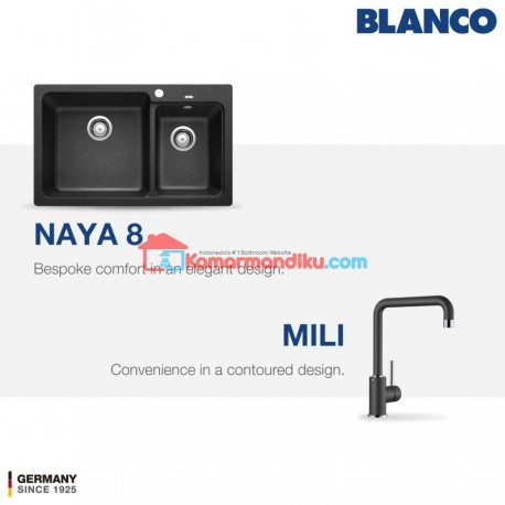 BLANCO Silgranit Naya 8 Paket Bundle 1 - Putih - Toko Online Perlengkapan Kamar Mandi & Dapur
