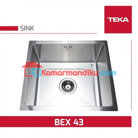 Teka Kitchen Sink Undermount Undercounter BEX 43 Bak Cuci Piring 1 Lub ...