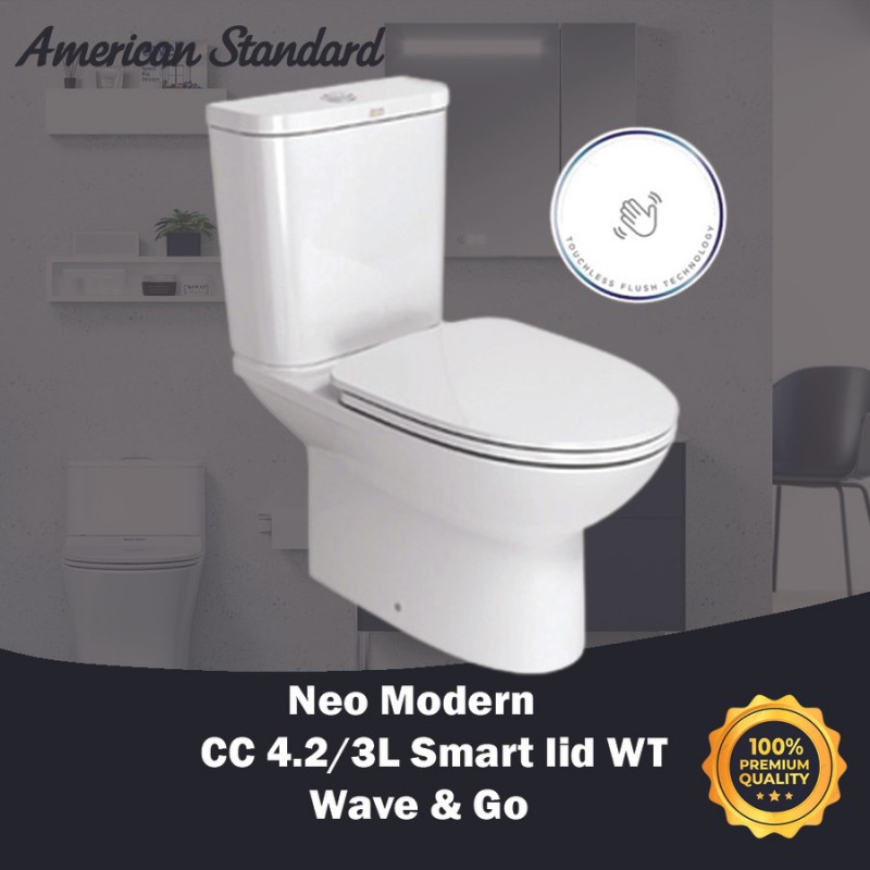 American Standard Neo Modern CC Vortex CBR 4.8 TL WT Touchless - Toko Online Perlengkapan Kamar ...