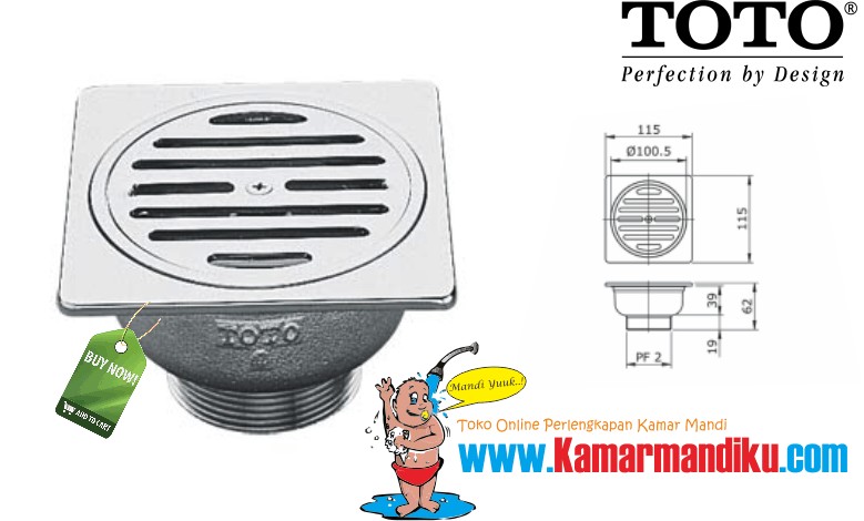 Harga Floor Drain Toto Tx 1 Bn - Home Alqu