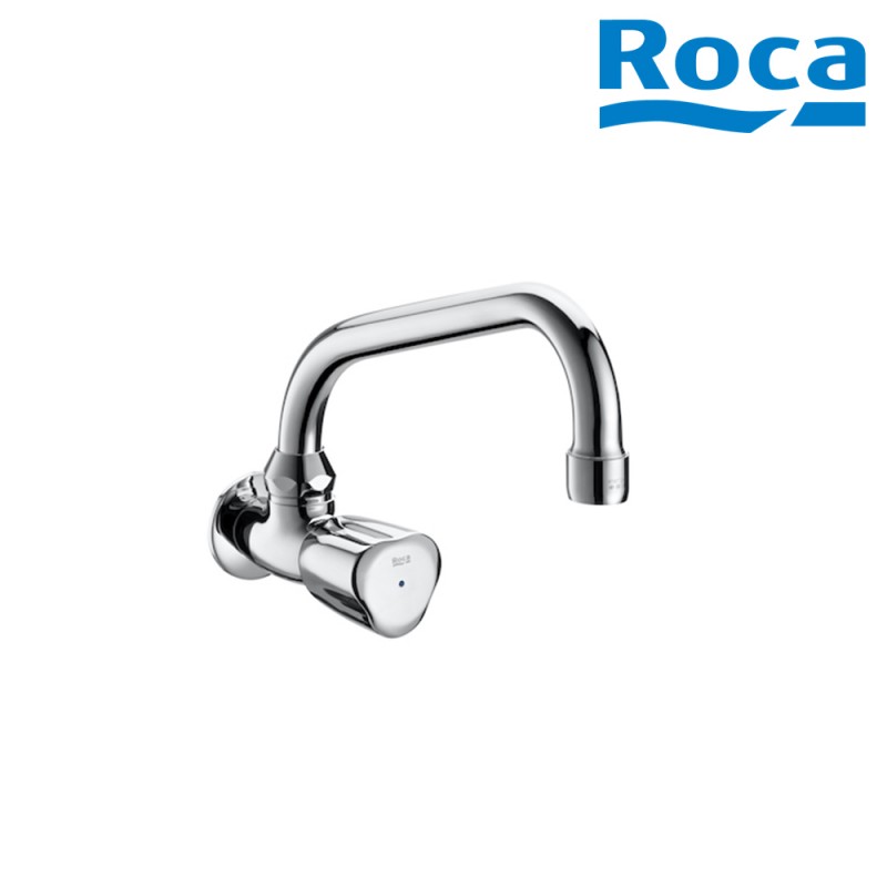 Roca sink wall tap with swivel spout