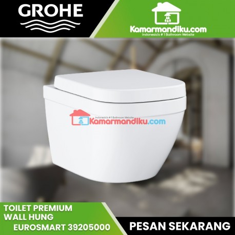 Grohe toilet wall hung Eurosmart 39205000 berkualitas garansi 10 tahun ...